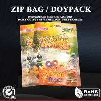 China Custom Designed Stand Up Doypack Laminated Pouch Tear Proof for Puffed Snacks Crisps and Leisure Food Supermarket Display Packing for sale
