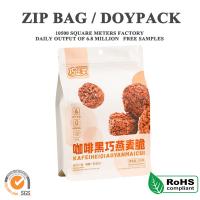 China Custom Designed Stand Up Doypack Laminated Pouch Tear Proof for Puffed Snacks Crisps and Leisure Food Supermarket Display Packing for sale