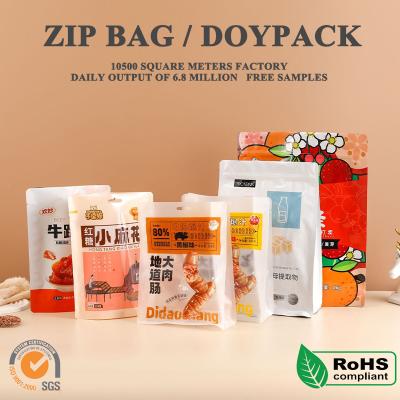 China Heavy Duty Food Safe Laminated Doypack Bag Pouch Leakproof for Fruit Jam Preserves and Sweet Spreads Long Term Preservation for sale