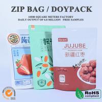 China Strong Sealing Resealable Stand Up Pouches Durable Standing Pouch Packaging for sale