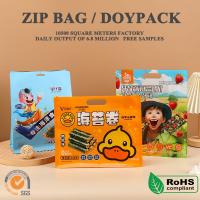 China Strong Sealing Resealable Stand Up Pouches Durable Standing Pouch Packaging for sale
