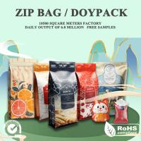 China Food Grade Laminated Doypack Bag Transparent Window Design For Assorted Candies Gummies for sale