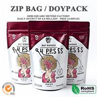 China Portable Custom Doypack Space Saving Doypack Stand Up Pouch For Quick Breakfast Foods for sale