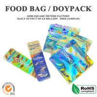 China Portable Stand Up Doypack Laminated Pouch Anti-extrusion for Puff Pastries Egg Rolls and Crispy Baked Snack Foods for sale