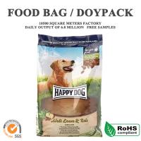 China Portable Stand Up Doypack Laminated Pouch Anti-extrusion for Puff Pastries Egg Rolls and Crispy Baked Snack Foods for sale