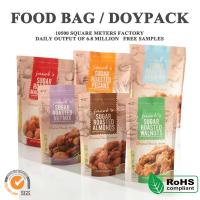 China Eco-friendly Laminated Bag Pouch Doypack with Clear Window for Roasted Peanuts Sunflower Seeds and Traditional Seed Snacks for sale