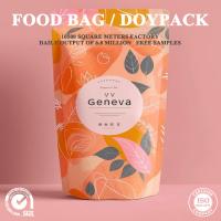 China Heat Seal Custom Doypack Laminated Bag Pouch dustproof for matcha powder milk tea raw powder and instant soluble beverage materials for sale
