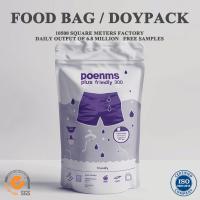 China Cold Chain Suitable Laminated Doypack Bag Pouch flexible structure for frozen seafood fillets squid rings and deep-freeze aquatic food goods for sale