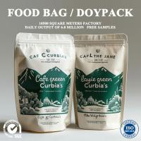 China Eco Friendly Recyclable Doypack Laminated Bag Pouch tear-resistant structure for butter cookies, egg biscuits and all kinds of baked pastry retail display packaging for sale