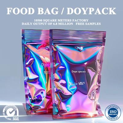 China Eco Friendly Recyclable Doypack Laminated Bag Pouch tear-resistant structure for butter cookies, egg biscuits and all kinds of baked pastry retail display packaging for sale