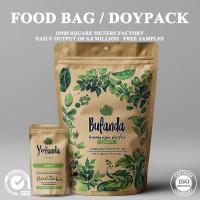 China Portable Custom Size Stand Up Doypack Laminated Pouch dust resistant for red bean powder, soybean flour and various plant-based powdered food containment for sale