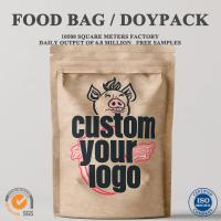China Reinforced Bottom Leakproof Doypack Laminated Bag Pouch suitable for fruit syrup, tahini and thick creamy food condiment sealed wholesale packing for sale