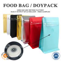 China Convenient Biodegradable Food Bags Resealable Plastic Food Bags With Transparent Viewing Window for sale