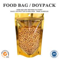 China Convenient Biodegradable Food Bags Resealable Plastic Food Bags With Transparent Viewing Window for sale