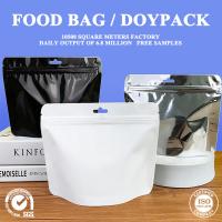 China Fully Leakproof Plastic Food Packaging Bag Space Saving With Reinforced Bottom for sale