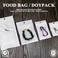 China Custom Logo Plastic Food Packaging Bag Oil Resistant With Visible Window for sale