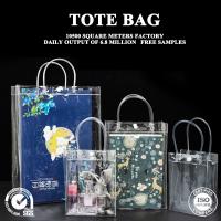 China Durable Plastic Tote Bag Customizable With Reinforced Handles for sale