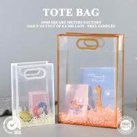 China Large Capacity Recycled Plastic Bag Tote Sturdy Structure For Grocery Retail for sale
