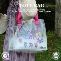 China Anti Tear Plastic Tote Bag Comfortable Grip For Convenience Store Commodities for sale