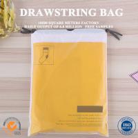 China Reusable Plastic Drawstring Gift Bags Advanced With Smooth Cord Design for sale