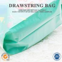 China Puncture Resistance Plastic Drawstring Bag Reinforced Top Edge For Shoes for sale