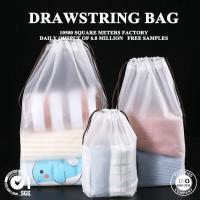China Anti Slip Cord Plastic Drawstring Bag Durable Portable For Travel for sale