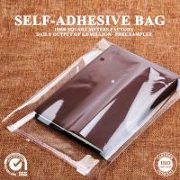 China Food Grade Safe Self Adhesive Clear Bags Moisture Proof For Snacks for sale