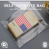China Multi Size Clear Self Adhesive Bags Flexible Versatile For Toys for sale