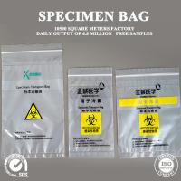 China Leakproof Biological Specimen Bag with Self Adhesive Seal for Laboratory Tissue Samples and Biological Specimen Storage for sale