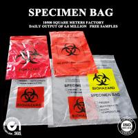 China Reinforced Edge Biological Specimen Bag Tear Resistant for Pathological Specimens and Medical Inspection Sample Containment for sale
