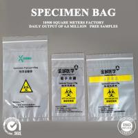 China Clear Visual Biological Specimen Bag Safe Sealing for Animal Specimens and Biological Collection Sample Storage for sale