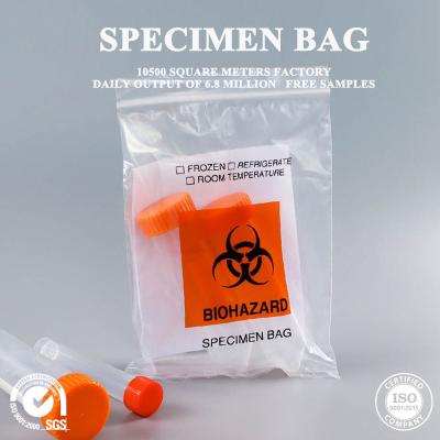 China High Barrier Biological Specimen Bag Anti-odor for Hospital Specimens and Medical Laboratory Daily Use Packing for sale