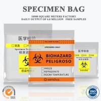 China Flexible Sealed Biological Specimen Bag Safe and Reliable for Quarantine Specimens and Biological Testing Sample Delivery for sale