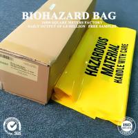 China Thickened Disposable Clinical Waste Bin Bags Yellow Medical Waste Bags With High Bearing Capacity for sale