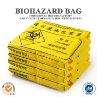 China Large Capacity Biohazard Trash Bags Reinforced Bottom For Wardle Daily Medical Waste Handling for sale