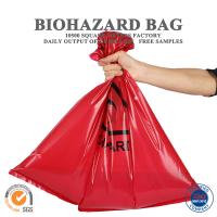 China Large Capacity Biohazard Trash Bags Reinforced Bottom For Wardle Daily Medical Waste Handling for sale