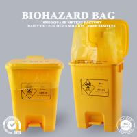 China Safety Medical Waste Bag Eco Friendly Yellow Biohazard Bag For Dental Clinic Waste for sale