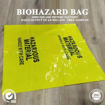 China High Toughness Clinical Waste Bags Puncture Resistant For Discarded Tools Containment for sale
