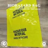 China High Toughness Clinical Waste Bags Puncture Resistant For Discarded Tools Containment for sale