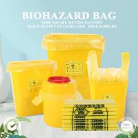 China Disposable Medical Waste Bag Easy To Tie For Community Medical Station for sale