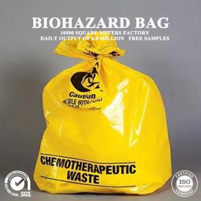 China Disposable Medical Waste Bag Easy To Tie For Community Medical Station for sale