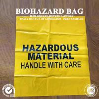 China Anti Leakage Medical Waste Bag Odor Isolating For Isolation Ward Hazardous for sale