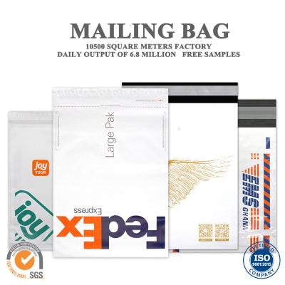 China Waterproof Mailing Pouches Tear Resistant Polymailer Bags For E Commerce Apparel Shoes Shipping for sale