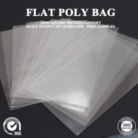 China Clear Flat Poly Bag Self Adhesive Seal for Socks, Underwear and All Kinds of Apparel Inner Packaging for sale