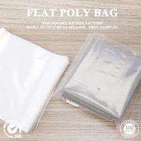 China Transparent Flat Poly Bag with Custom Printing for Stationery, Cards and Office Small Supplies Retail Packing for sale
