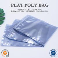 China Transparent Flat Poly Bag with Custom Printing for Stationery, Cards and Office Small Supplies Retail Packing for sale