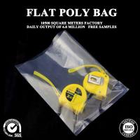 China Eco Recyclable Flat Poly Bag Portable for Scarves, Neckties and Light Textile Goods Display Packing for sale