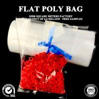 China Heat Sealed Clear Flat Poly Bag Moisture Barrier for Grains, Nuts and Dry Food Individual Packaging for sale