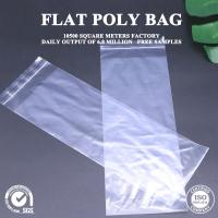 China Heat Sealed Clear Flat Poly Bag Moisture Barrier for Grains, Nuts and Dry Food Individual Packaging for sale