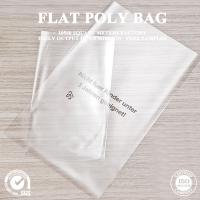 China Odor Isolating Clear Plastic Bags Commercial Grade Clear Poly Bags for sale